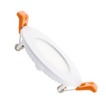 3W Round SuperSlim LED Downlight with Ø 70 mm Cut-Out - Ledkia