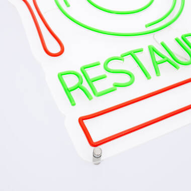 Neon LED Restaurant Sign - Ledkia