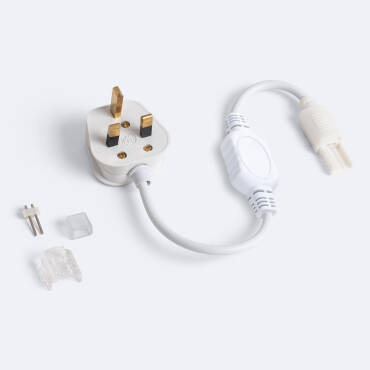 Rectifier Power Cable for 220V AC Monochrome SMD LED Strip 12mm Wide ...