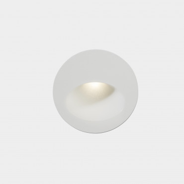 LEDS-C4 Bat Round Oval 2.2W LED Wall Lamp 05-E014-14-CM - Ledkia