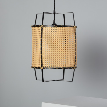 Baco Rattan Pendant Lamp - Ledkia