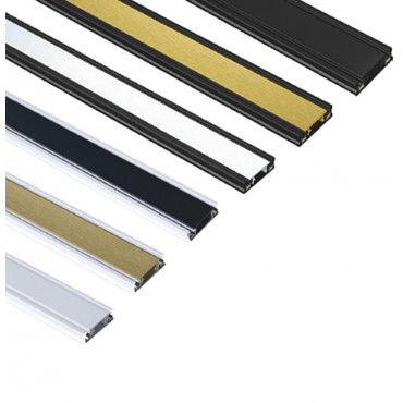 2m 48v Single Phase Super Slim Surface Magnetic Track 25mm - Ledkia