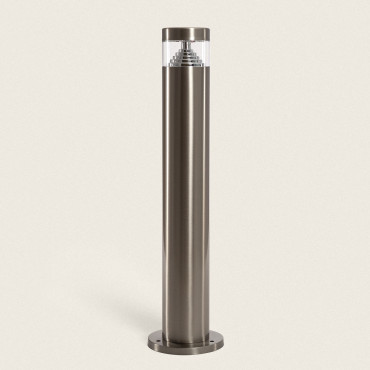6W Inti Stainless Steal Outdoor Beacon 50cm - Ledkia