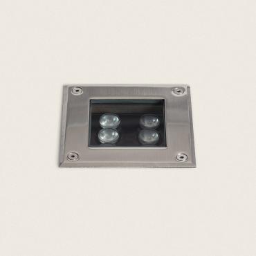 5W Utopia Outdoor Square Recessed Ground Spotlight - Ledkia