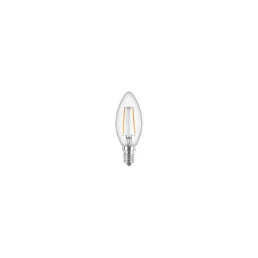E14 Filament LED Bulb PHILIPS CandleND 2W B35 36º 250 lm - Ledkia