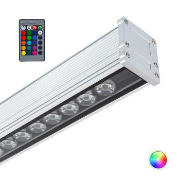LED Wall Washer 36W RGB 100cm IP65 - Ledkia