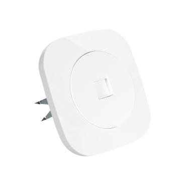 Classic Round RJ45 Internet Intake Module - Ledkia