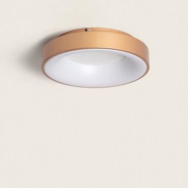 30W Jacob Round Metal CCT Ceiling Lamp Ø380 mm - Ledkia