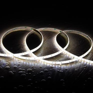 5m 24V DC SMD2835 LED Strip 120LED/m 8mm Wide Cut at Every 5cm IP65 ...