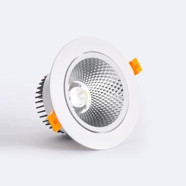 15W Round Dimmable Dim to Warm LED Downlight Ø 110 mm Cut-Out - Ledkia