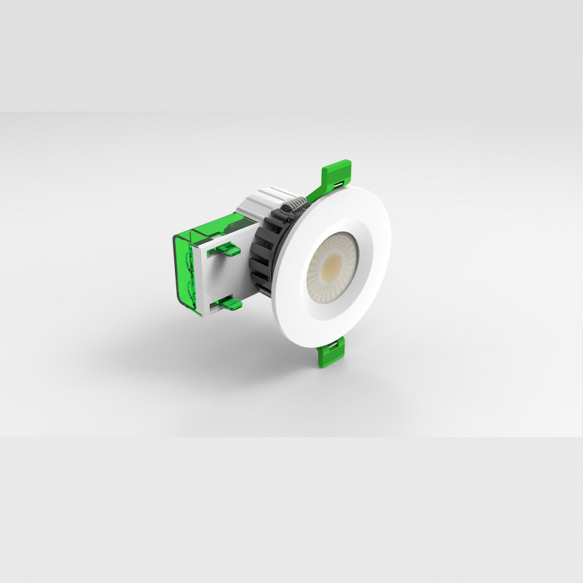 LED-Downlight Feuerfest Rund 4CCT (Neutral-Kalt) Dimmbar IP65 Schnitt ...