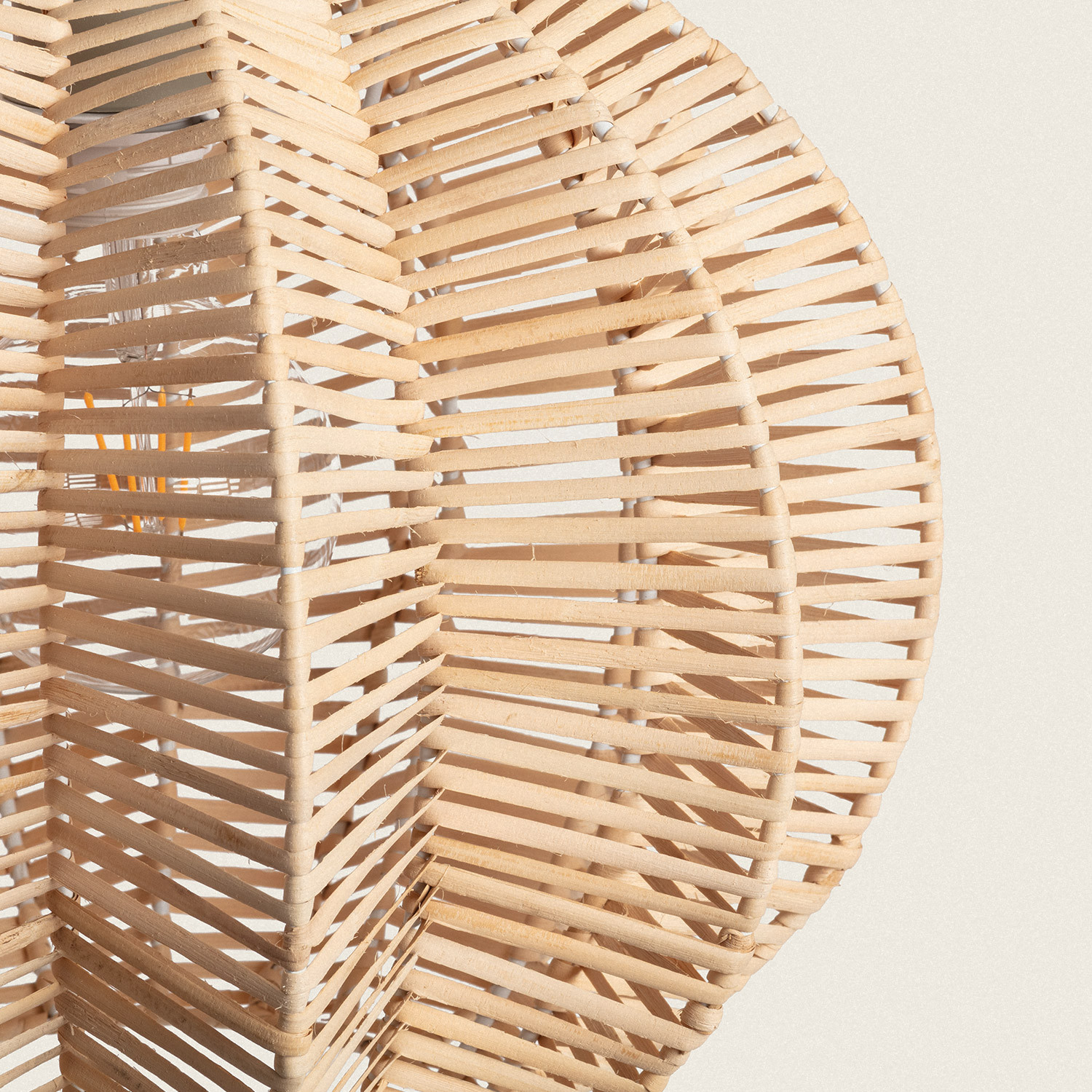 Abat-jour Suspension Rotin Tobonga - Ledkia