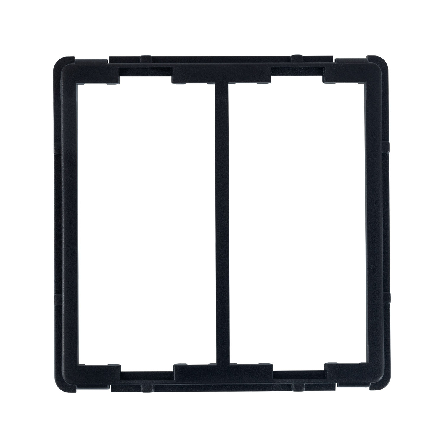 Double Blind Module with Modern Glass Frame - Ledkia