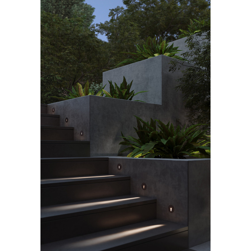 LEDS-C4 Lineal Bat Round LED Wall Lamp 05-E015-14-CM - Ledkia