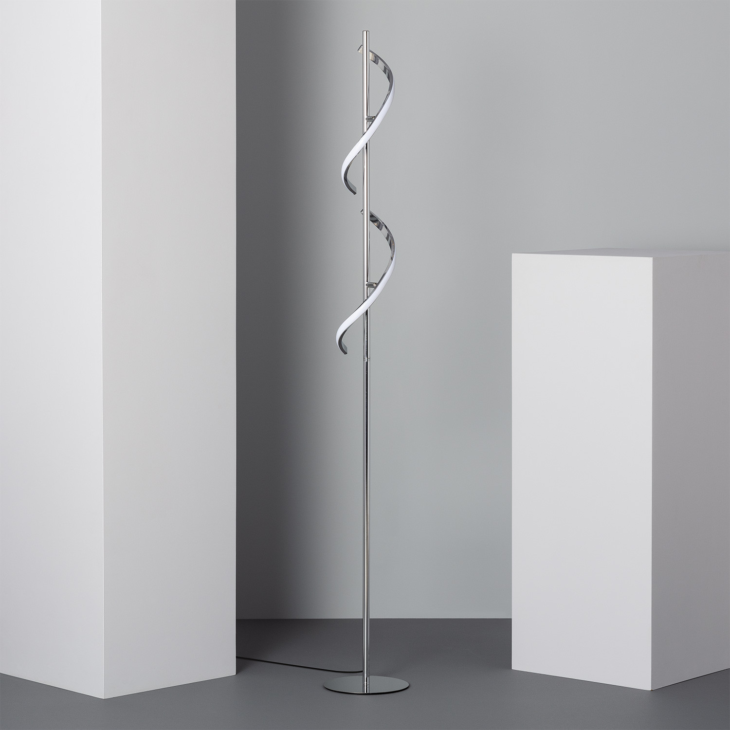 20W LED Winding Floor Lamp - Ledkia