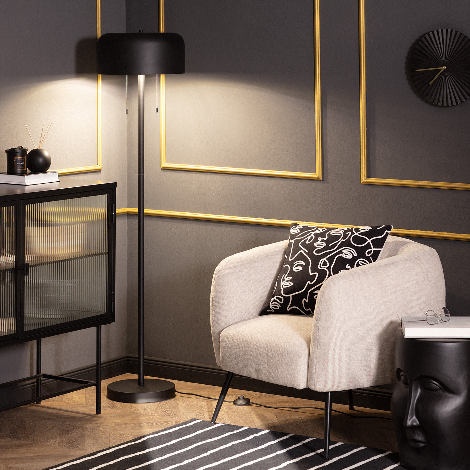 Bedourie Floor Lamp - Ledkia