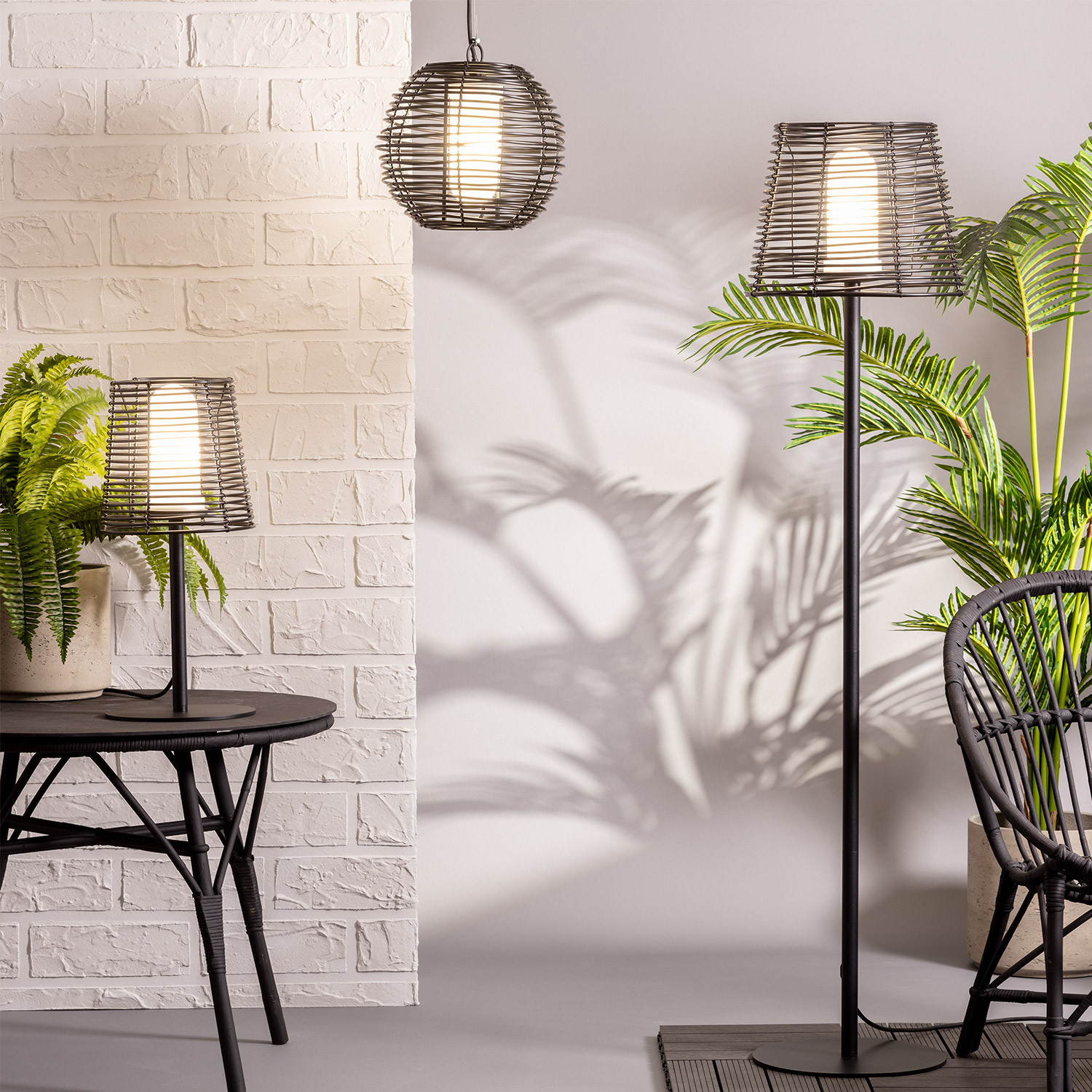 Asha Outdoor Floor Lamp - Ledkia