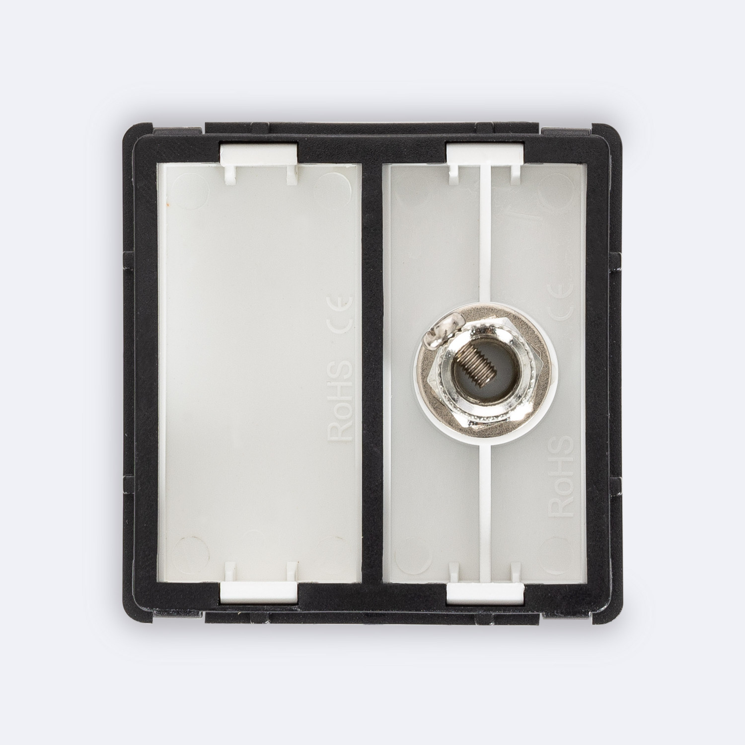 TV Male Socket + Modern Blind Cover - Ledkia